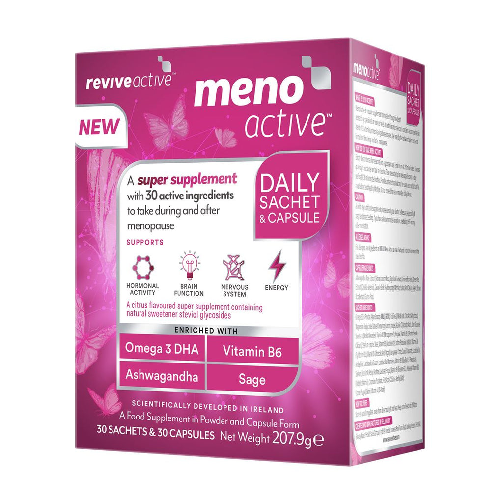Revive Active Meno Active 30 Sachets & Capsules | McSharrys Pharmacy