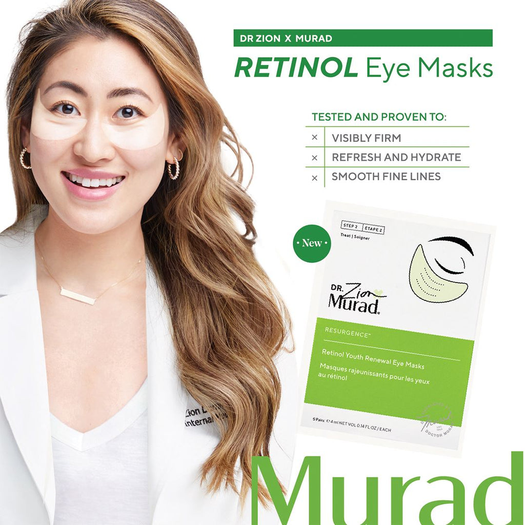 Murad Dr. Zion x Murad Retionol Youth Renewal Eye Masks 5pack ...